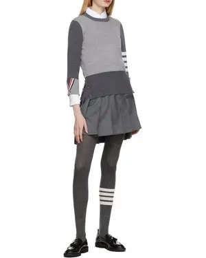 Thom Browne 4-bar Milano Stitch Jumper