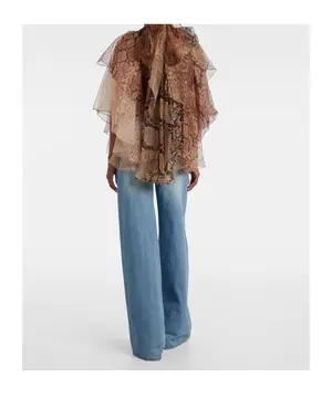 Zimmermann Memento Ruffled Silk Blouse