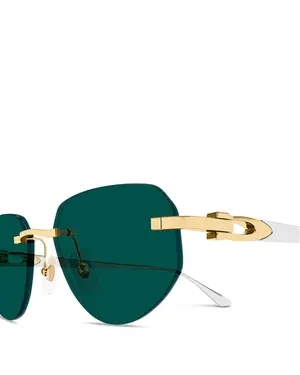 Cartier Round Sunglasses, 54mm
