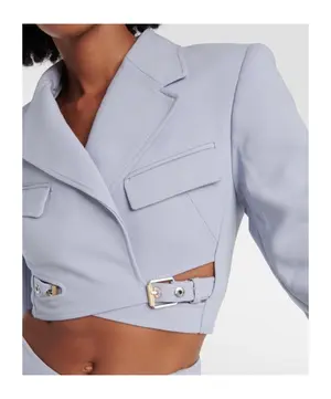 DION LEE Button-up Long Sleeve Suit Jacket
