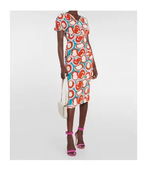 Diane Von Furstenberg Short Sleeve Dress