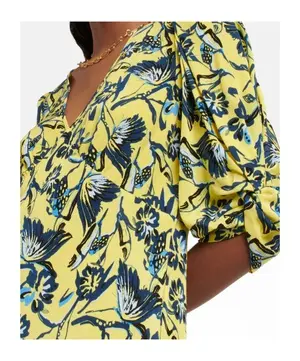 Diane Von Furstenberg Printed Crêpe Midi Dress