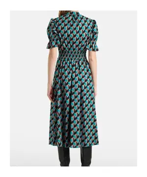 Diane Von Furstenberg Erica Printed Midi Dress