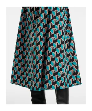Diane Von Furstenberg Erica Printed Midi Dress