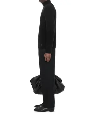 ALLSAINTS Enzo Cashmere Ribbed Funnel Neck Sweater