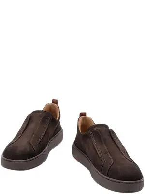Santoni Victory Slip-on Sneakers - Brown