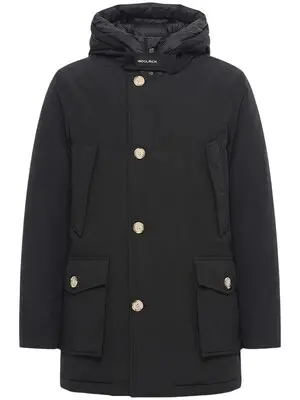 Woolrich Artic Hooded Button-up Parka - Black