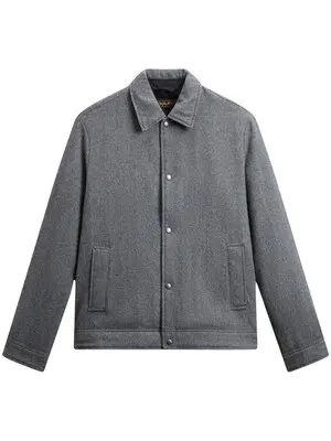 Woolrich Wool Overshirt - Grey