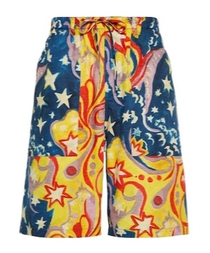 Marni X No Vacancy Inn Printed Cotton Shorts - Multicolor