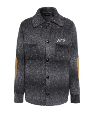 Amiri Knitted Cardigan - Black