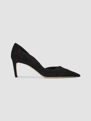 JIMMY CHOO Brigitte 65mm Suede Pumps - Black