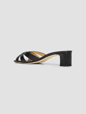 JIMMY CHOO Kove 45mm Leather Mules