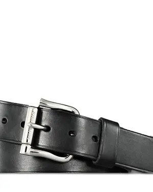 Ralph Lauren Purple Label Chunky Roller Buckle Belt