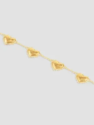 ANABEL ARAM Heart Station Bracelet