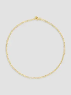 ANABEL ARAM 18k--plated Beaded Double-chain Necklace - Gold