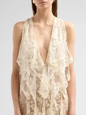 Zimmermann Clash Lace Maxi Dress