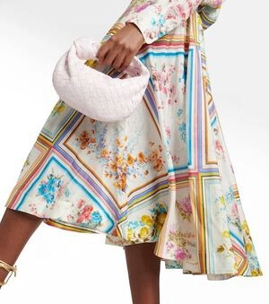 Zimmermann Halcyon Floral Silk Midi Skirt