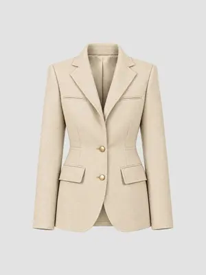 CALLAS MILANO Neptune Tailored Jacket - Cashew
