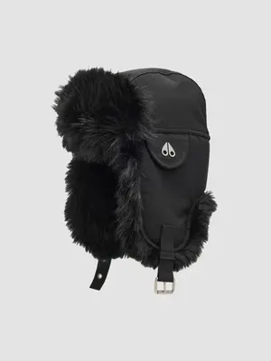 Moose Knuckles Original Trapper Hat - Black