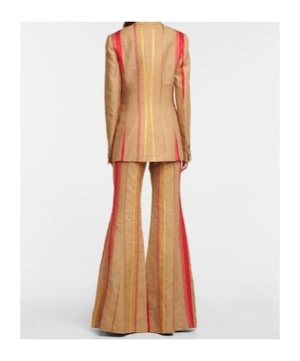 Gabriela Hearst Linen Cotton Suit Jacket