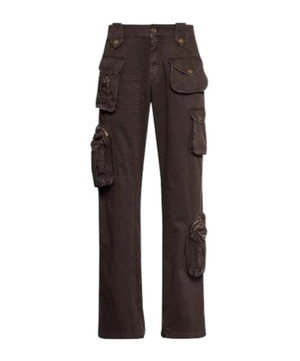 Dolce & Gabbana Mid-rise Straight-leg Cargo Pants - Black