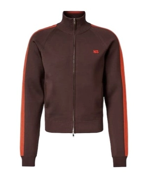 WALES BONNER Logo Track Jacket - Brown