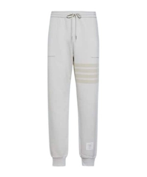 Thom Browne 4-bar Cotton Sweatpants - White