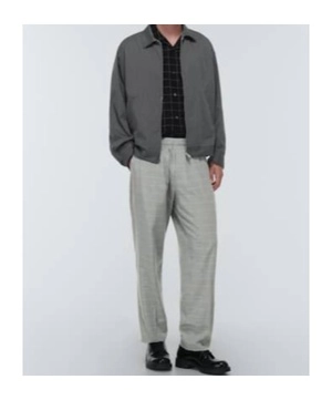 Undercover Checked Silk-blend Pants