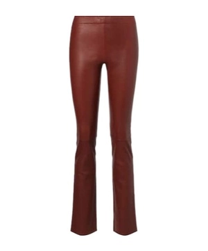 Stouls Long Leather Flared Pants