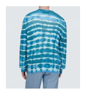 Amiri Tie-dye Cashmere And Wool Sweater