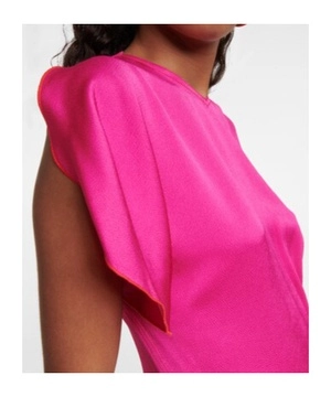 Victoria Beckham Satin Mini Dress