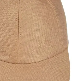 Gabriela Hearst Linen Baseball Cap