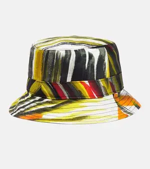 Gabriela Hearst Printed Silk Fisherman's Hat