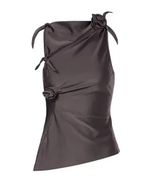 Coperni Flower Print Vest - Black