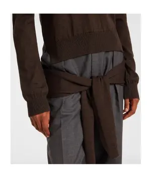 LEMAIRE Trompe L'oeil Wool-blend Sweater