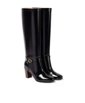 Valentino Garavani Leather Knee-high Boots