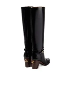 Valentino Garavani Leather Knee-high Boots
