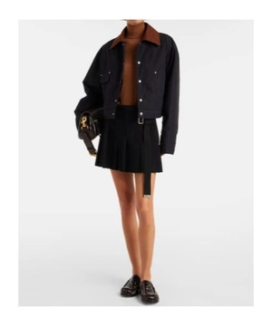 Plan C Belted Miniskirt