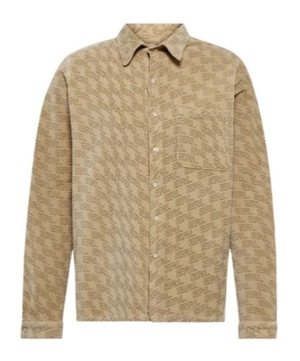 ERL Cotton Blend Logo Shirt - Nude