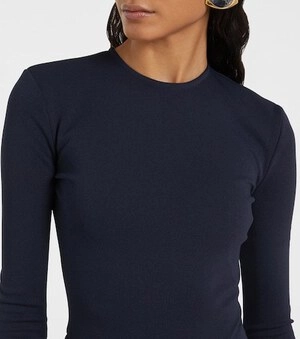 Attico Form-fitting Long-sleeve Dress