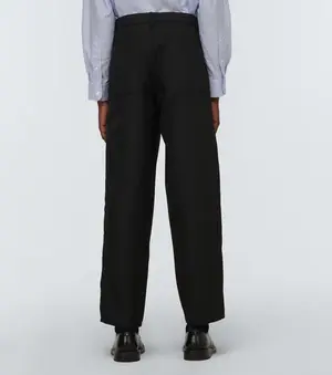 Comme Des Garçons Twill Workwear Casual Pants