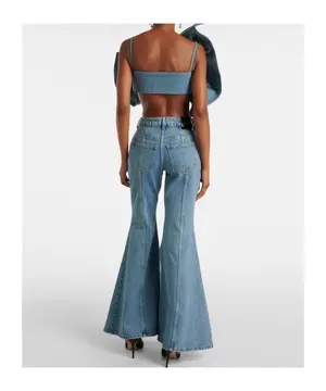 Nina Ricci Bow-detail Denim Top