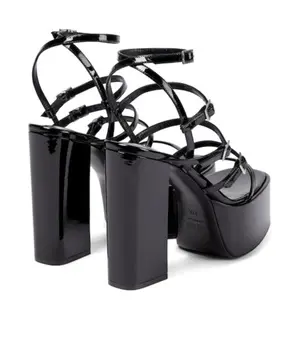 Paris Texas Jessica Leather Platform Sandals