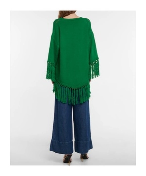 Valentino Garavani Fringe-trimmed Virgin Wool Poncho