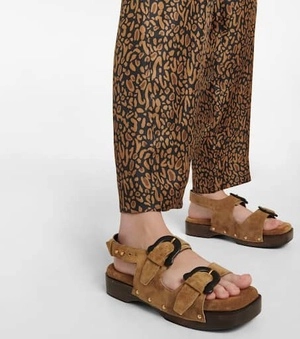 Nanushka Mahalia Suede Sandals