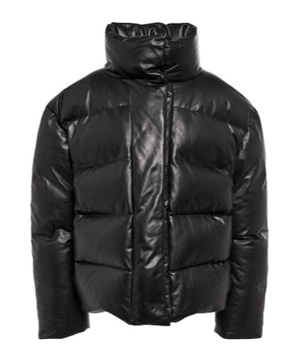 Magda Butrym Leather Puffer Jacket