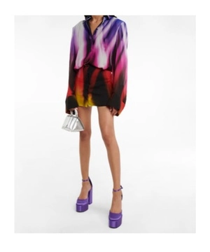 Paris Texas Dalilah Satin Platform Pumps