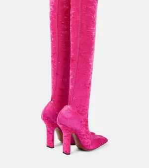 Vetements Velvet Over-the-knee Boots