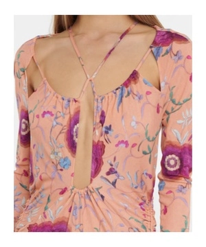 Isabel Marant Étoile Jadessi Floral Cutout Midi Dress