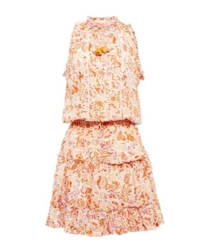 Poupette St Barth Clara Printed Minidress